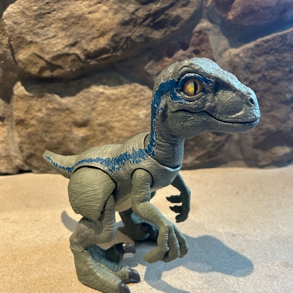 Mattel | Toys | Mattel Jurassic World Primal Pal Blue Action Figure ...